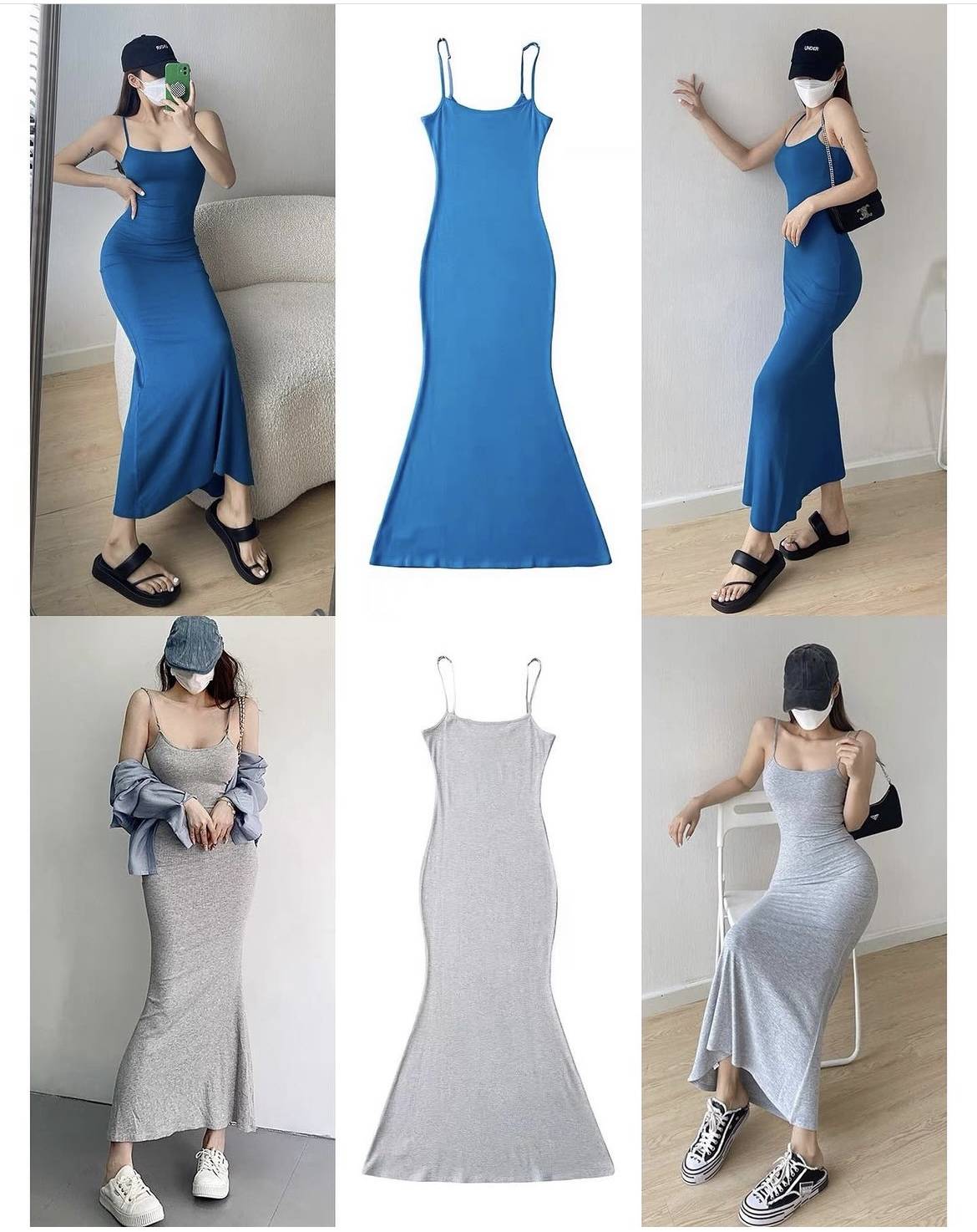 (16 Colours) Ruby Mermaid Shape Dress